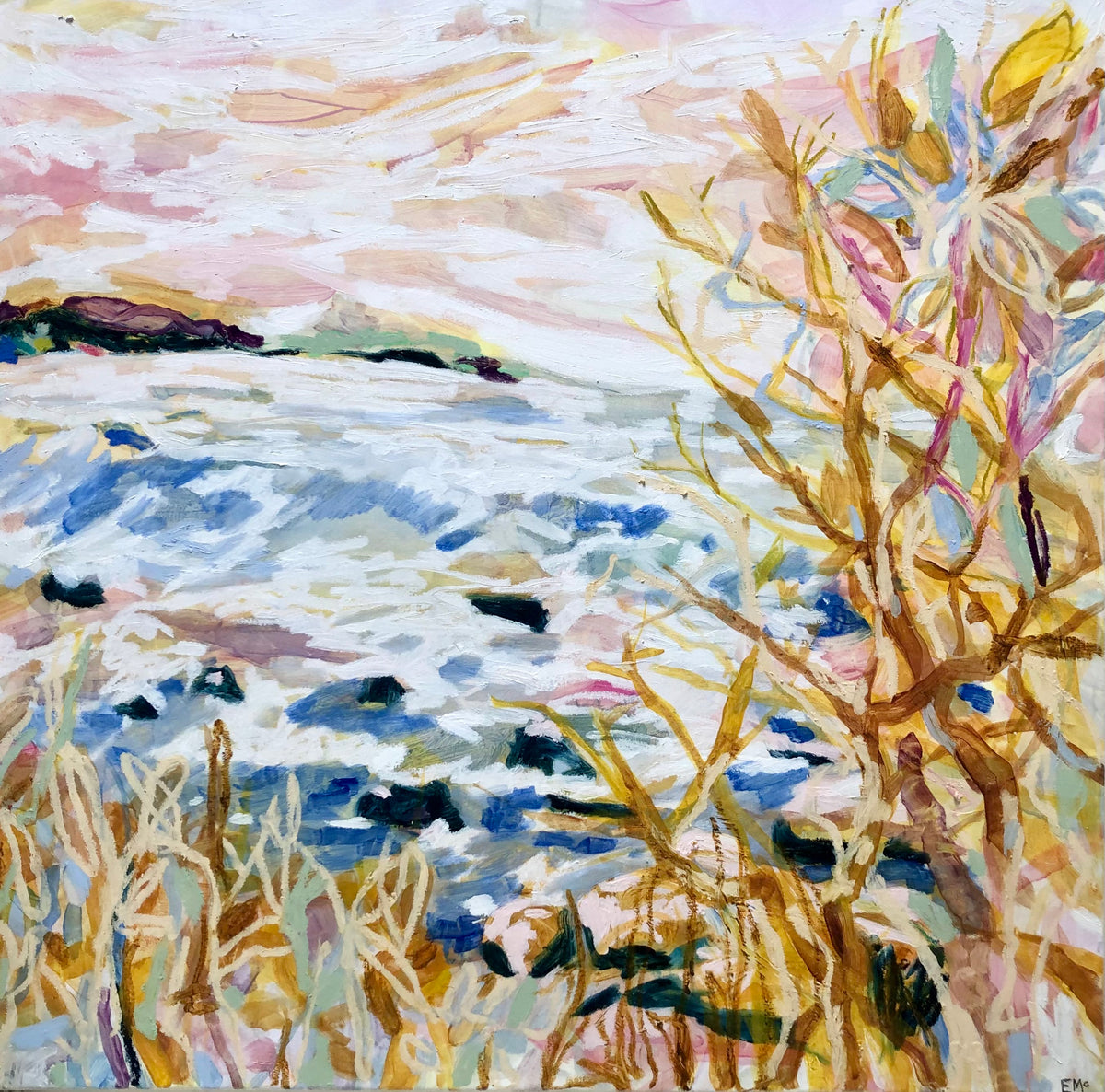Emma McNamara - Cracking Brush, Ocean – The Toowoomba Gallery