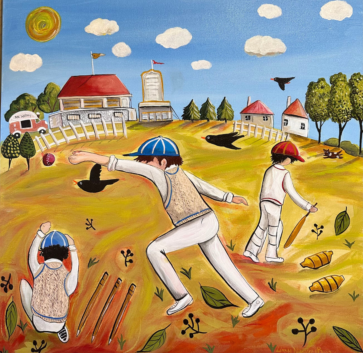 Lizzy Newcombe - A hit before the game – The Toowoomba Gallery