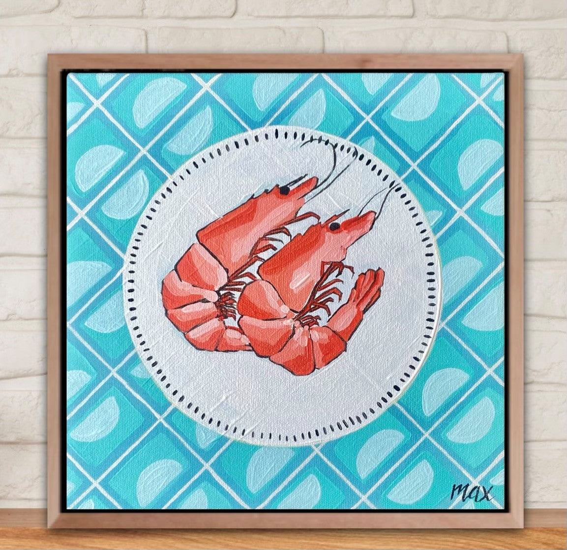 Fran Max - Prawns in Love poolside – The Toowoomba Gallery